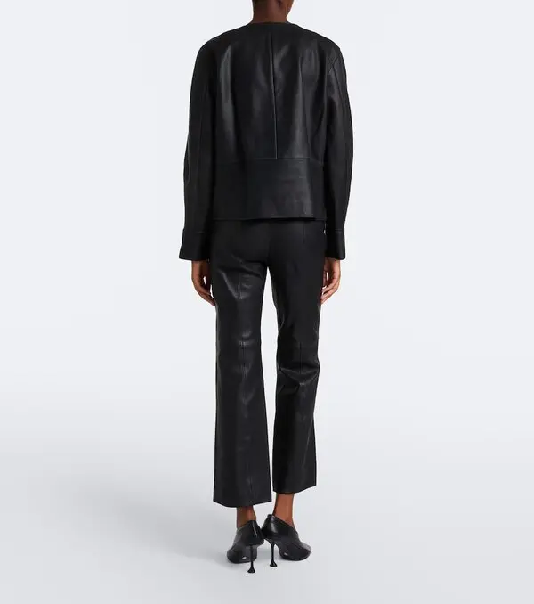 Proenza Schouler White Label Isadora Leather Flared Pants