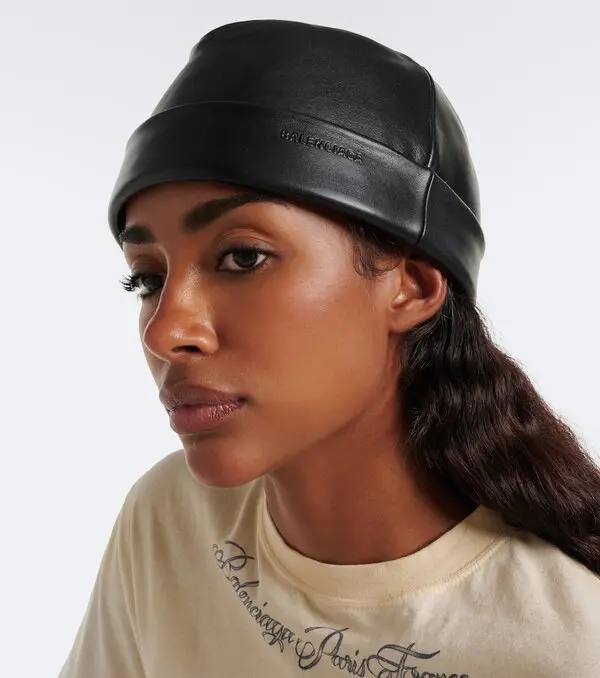 Balenciaga Leather Hat