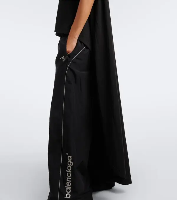 Balenciaga Asymmetric Cotton Jersey T-shirt