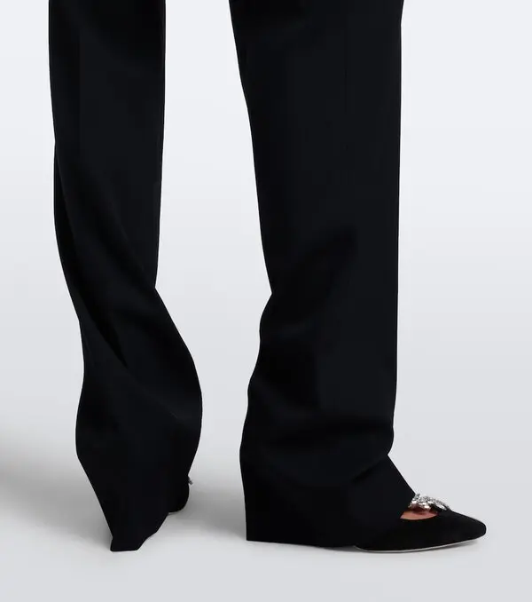 Balenciaga Wool Straight Pants