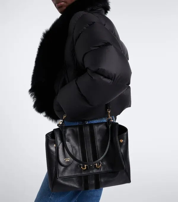 Gucci Leather Medium Shoulder Bag