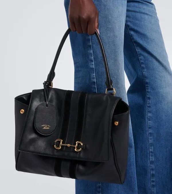 Gucci Leather Medium Shoulder Bag