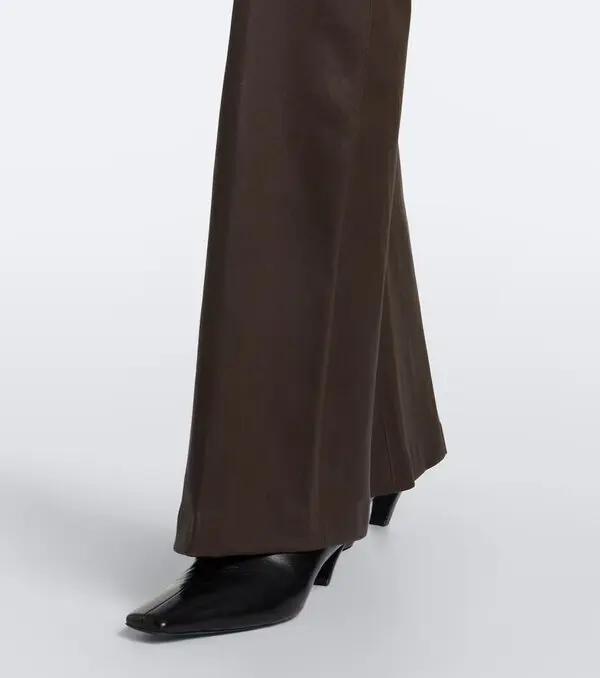 JOSEPH Tarifa Leather Flared Pants