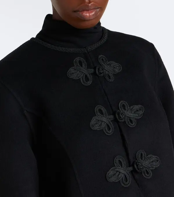Rixo Inga Fringed Wool-blend Jacket