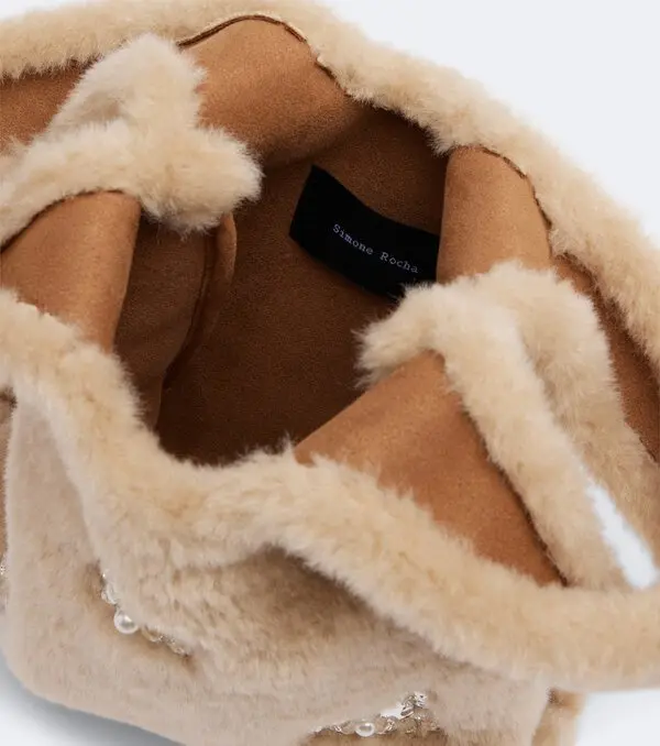 Simone Rocha Mini Embellished Shopper