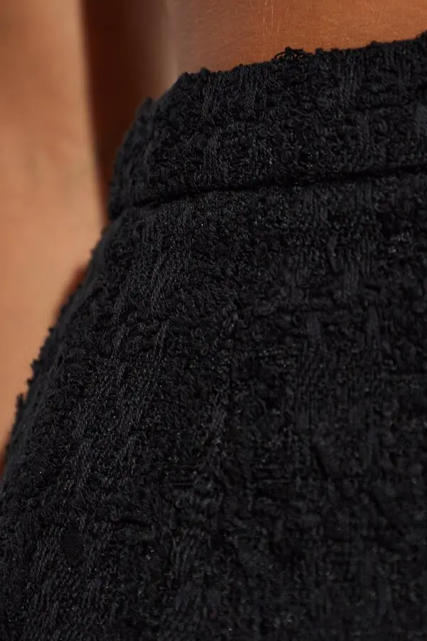 Alessandra Rich Tweed Mini Skirt