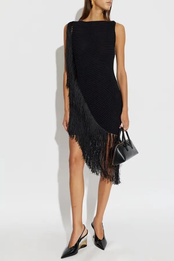 Alaïa Leather Wedge Shoes