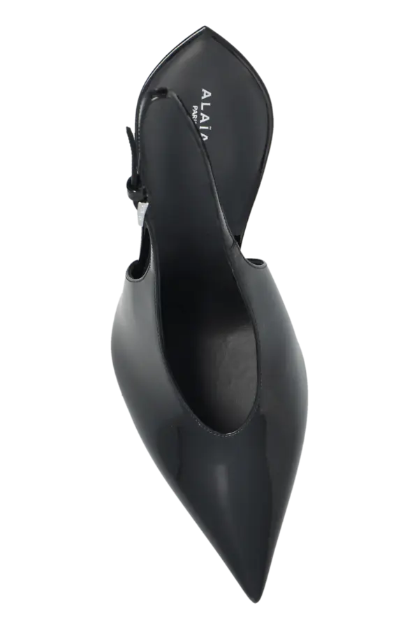 Alaïa Leather Wedge Shoes