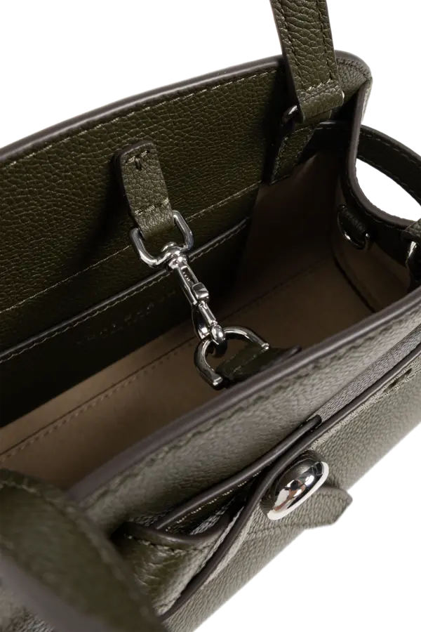 Tory Burch Leather Bag Romy Small - Green