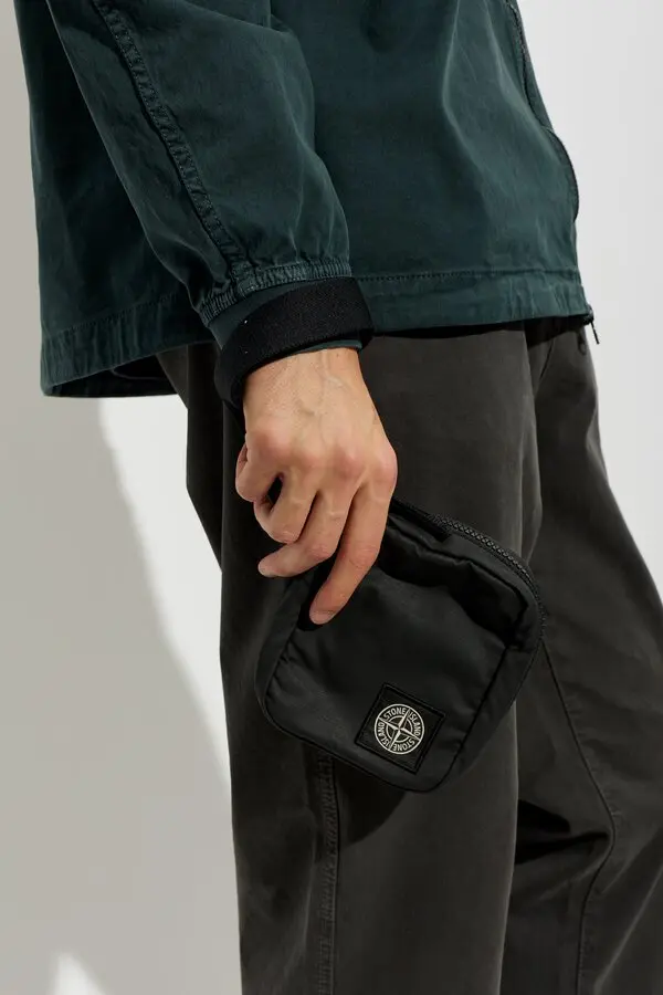 Stone Island Wristlet Pouch With Detachable Strap