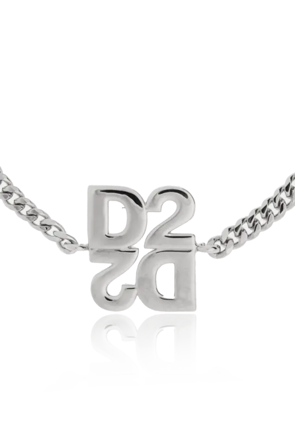 Dsquared2 Brass Bracelet With Logo