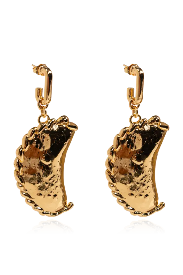 Moschino Brass Earrings