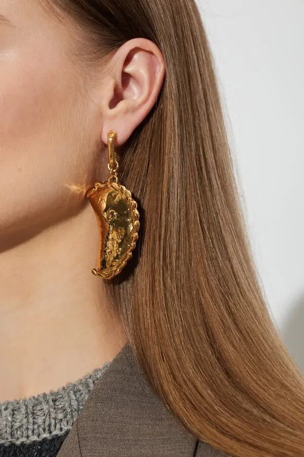 Moschino Brass Earrings