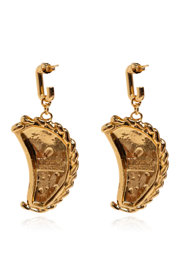 Moschino Brass Earrings