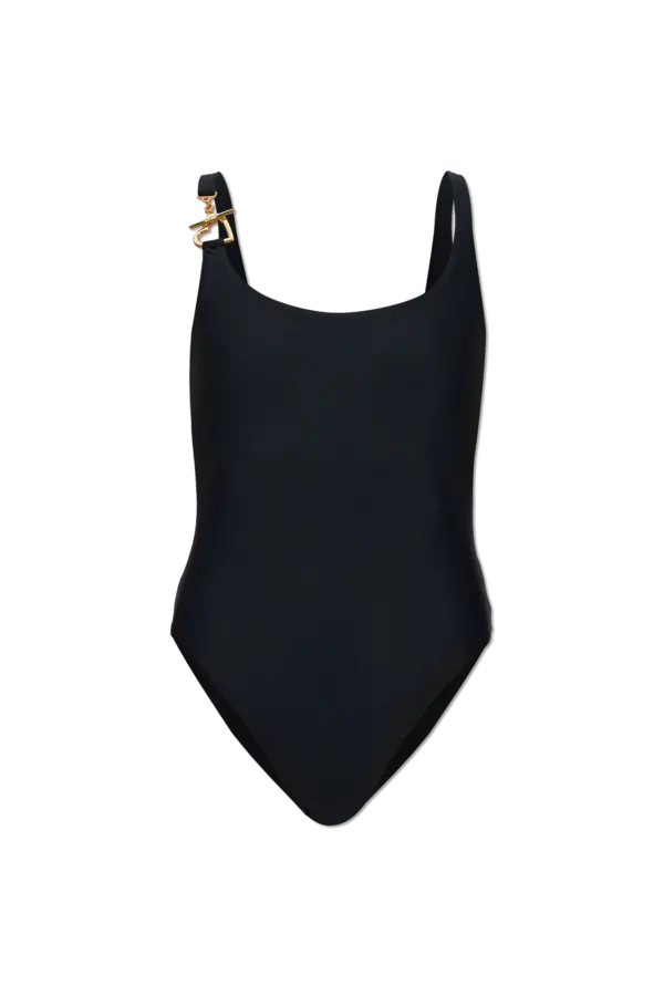 Moschino One-piece Swimsuit With Heart Embellishment