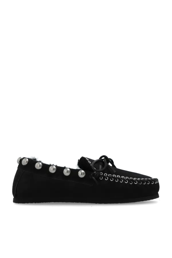 Isabel Marant Étoile Shoes Fitza Type Loafers - Black