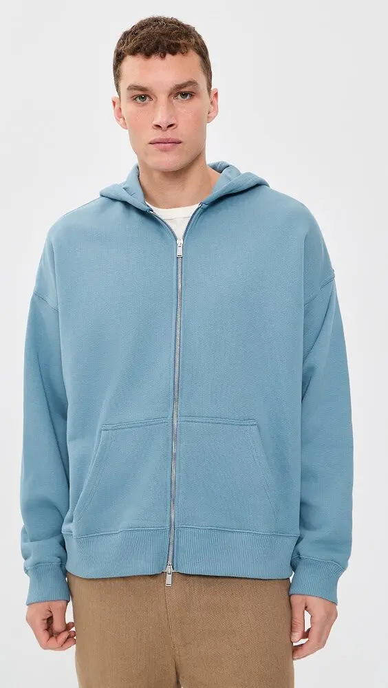 THE ELDER STATESMAN Coastal Zip Hoodie