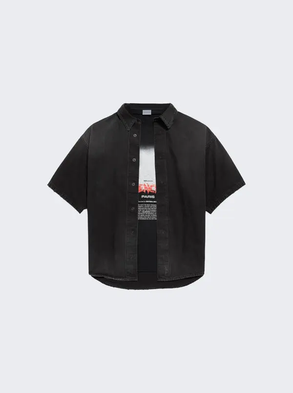 Balenciaga Hybrid Short Sleeve Shirt
