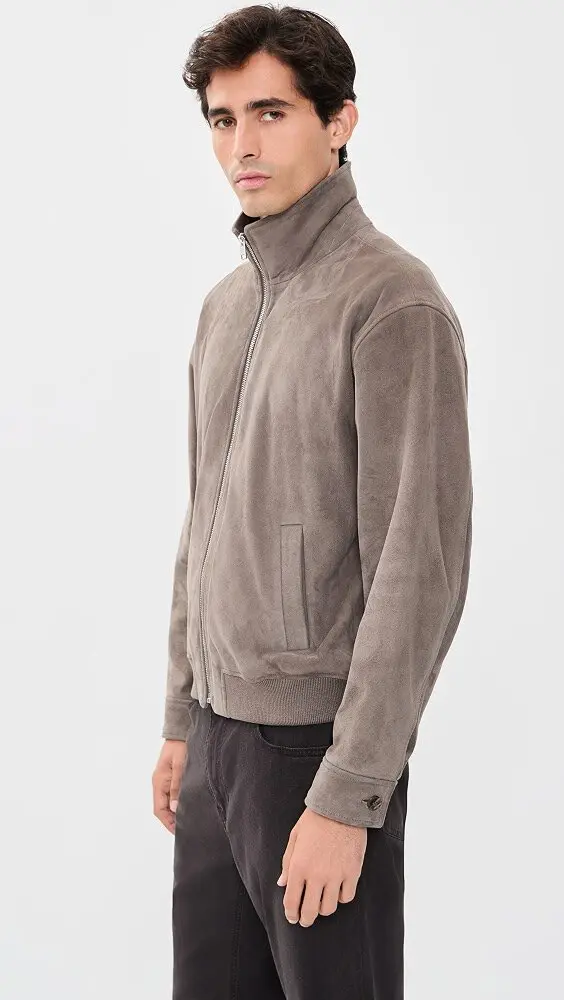 FRAME Suede Bomber