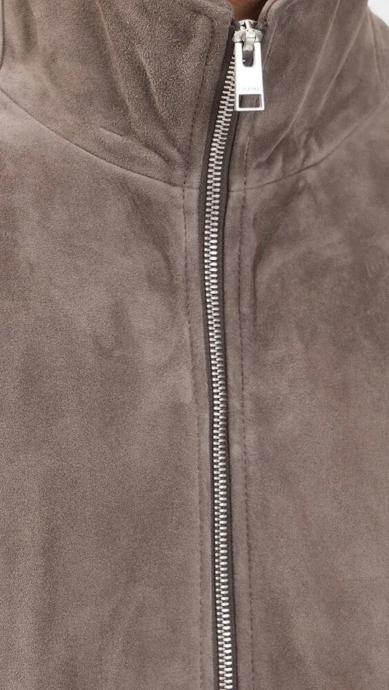 FRAME Suede Bomber