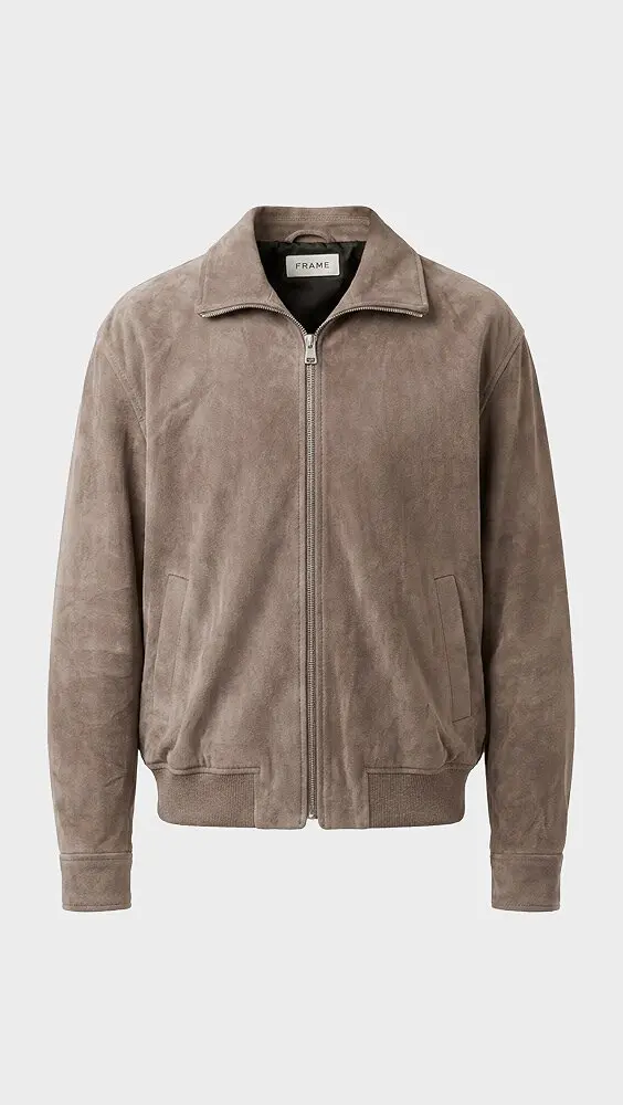 FRAME Suede Bomber