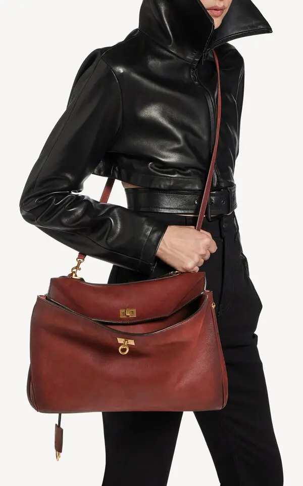 Balenciaga Rodeo Leather Top Handle Bag