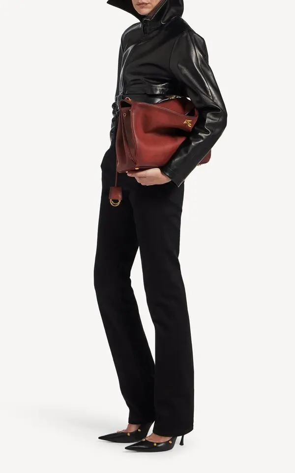 Balenciaga Rodeo Leather Top Handle Bag