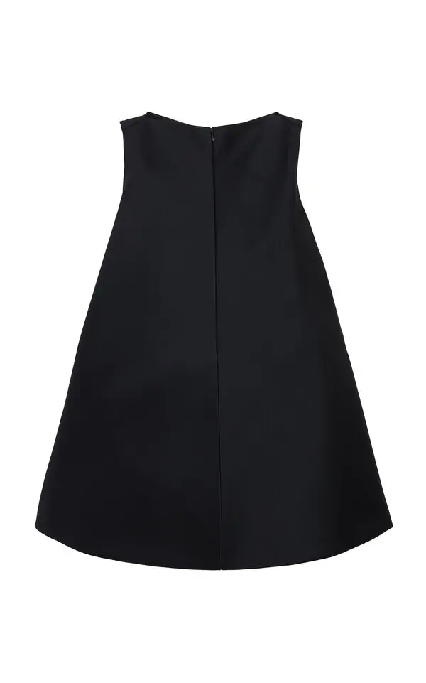 Balenciaga Belted Wool-silk Mini Dress