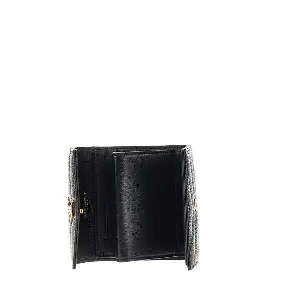 Saint Laurent Cassandre' Leather Multi-folded Wallet