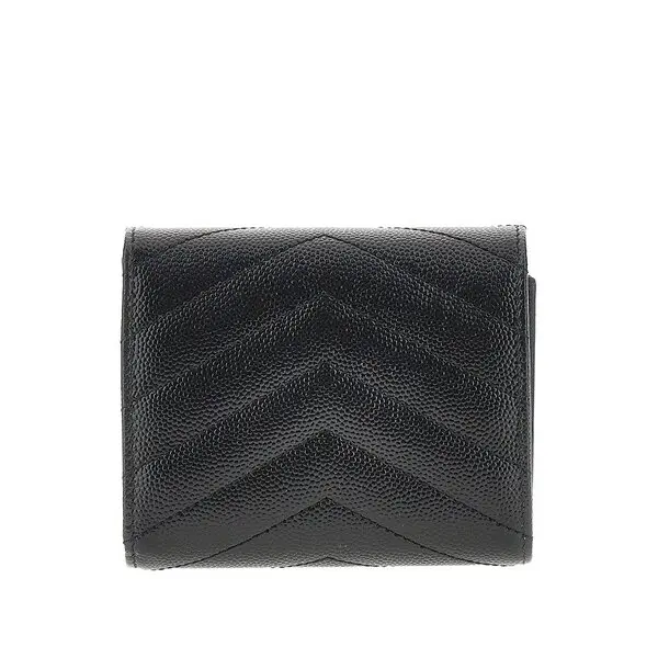 Saint Laurent Cassandre' Leather Multi-folded Wallet