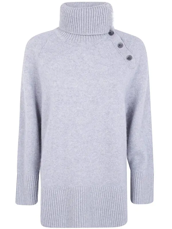 Emporio Armani Wool Melange Turtleneck Sweater