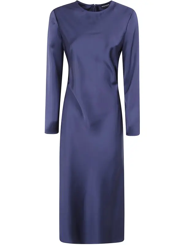 Emporio Armani Long Sleeve Storm Dress