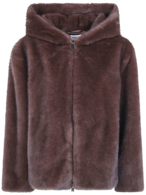 P.a.r.o.s.h Hooded Jacket - Brown