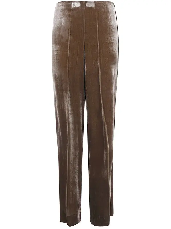 P.a.r.o.s.h Tapered Velvet Trousers