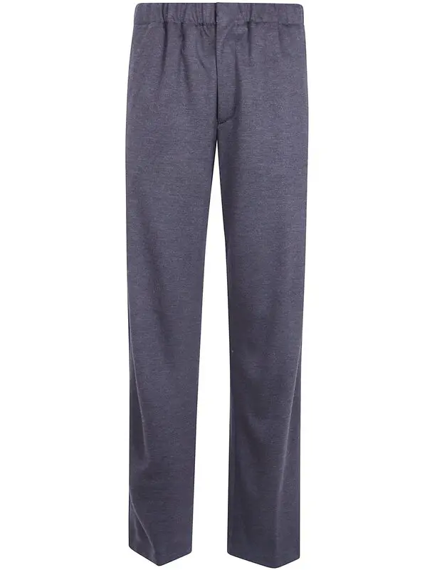LARDINI Easy Wear Regular Fit Trousers - Gray