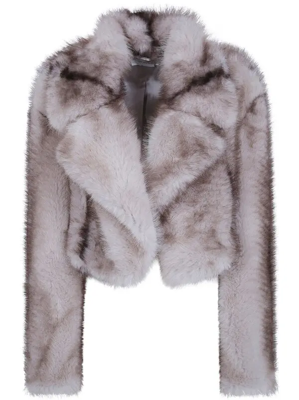 Max Mara Quantum Faux Fur Coat