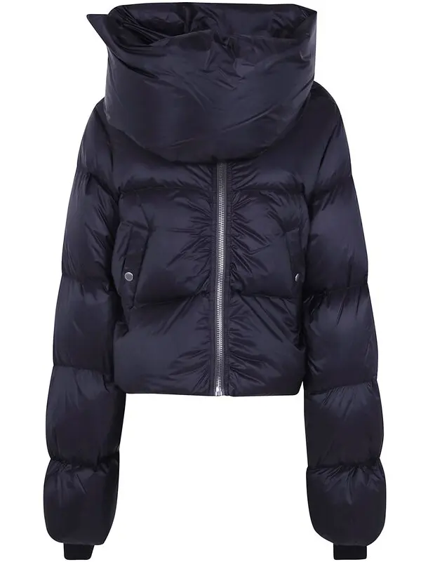 Rick Owens Hooded Funnel Neck Jacket