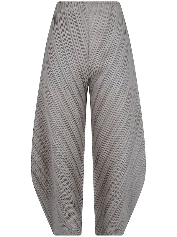 PLEATS PLEASE Pants Barrel Trousers "thicker Bottoms 1