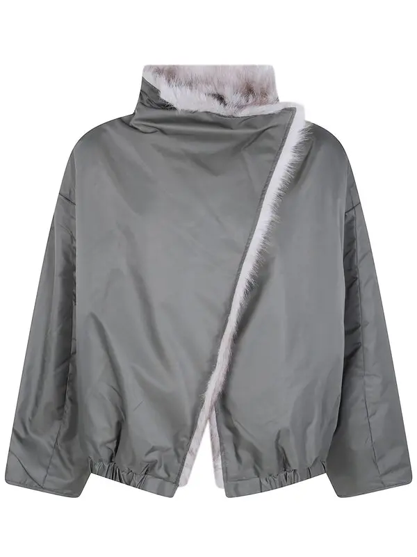 THE FRANKIE SHOP Vera Reversible Faux Fur Coat