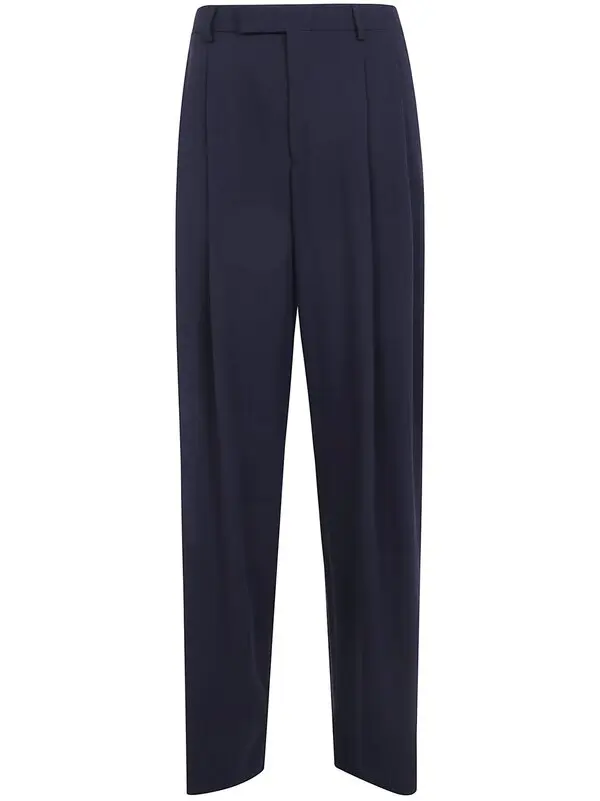 Giorgio Armani Virgin Wool Tailored Trousers