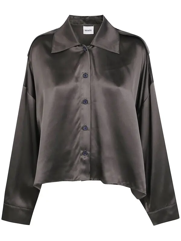 Khaite Bodine Silk Shirt