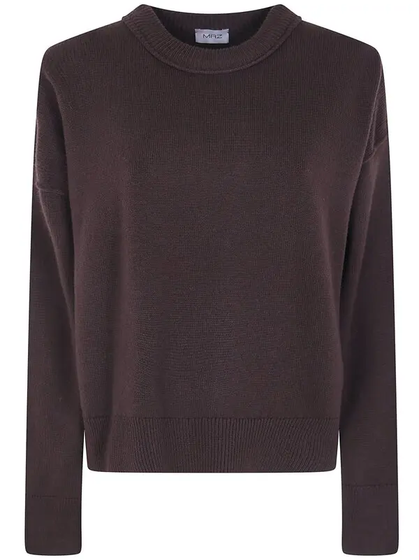 MRZ Sweater Cropped Oversized Round Neck