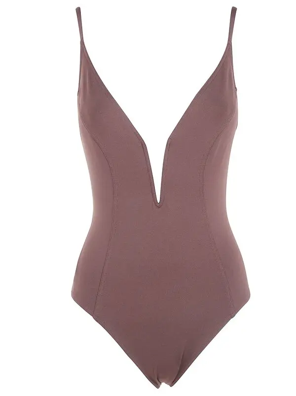 ERES Galbe One Piece Swimsuit - Brown