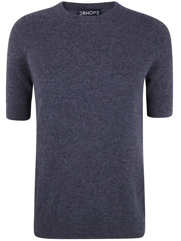 DRHOPE Essential Short Sleeve T-shirt - Gray