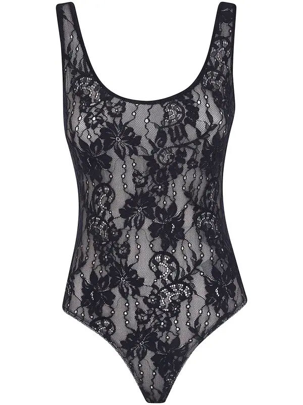 Zimmermann Bodysuit Lace Scoop "lace Scoop