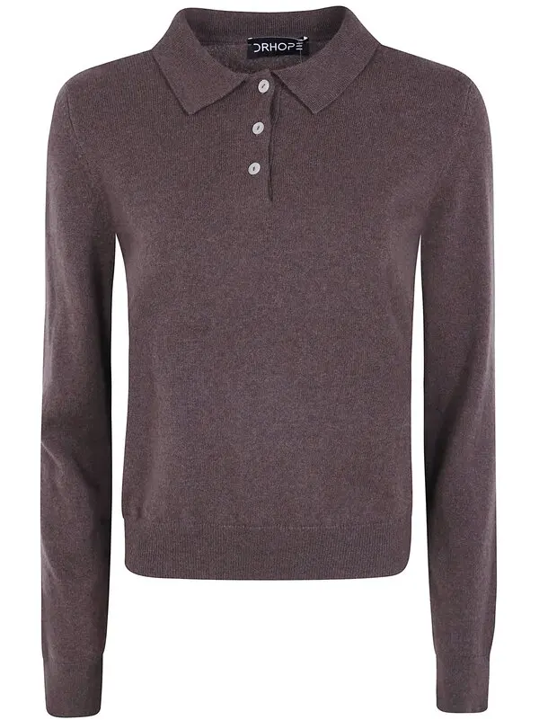 DRHOPE Tribeca Cashmere Polo Shirt