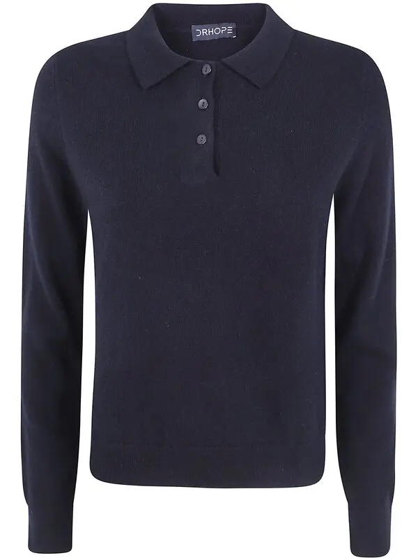 DRHOPE Cashmere Tribeca Polo Shirt