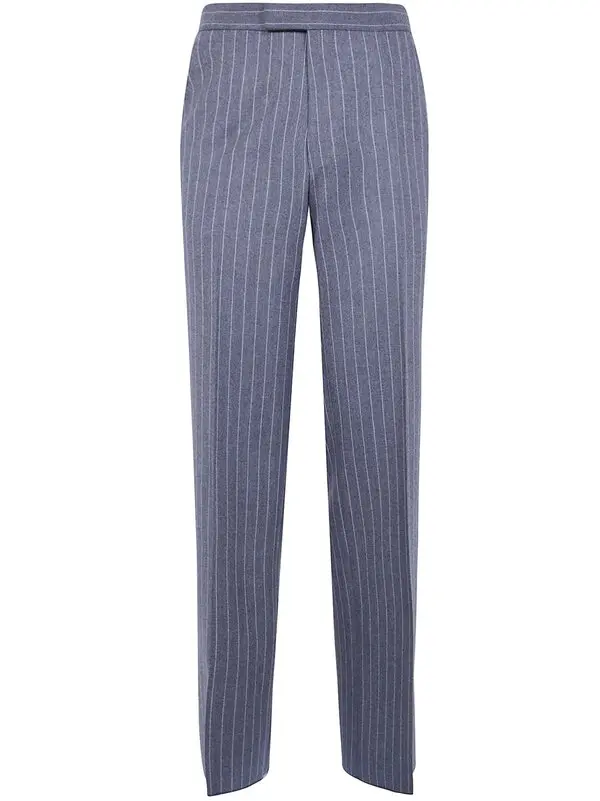 TOM FORD Pinstripe High-waist Wide Leg Trousers