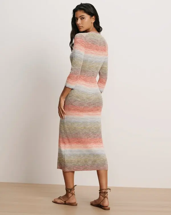 Veronica Beard Tavielle Knit Midi Dress