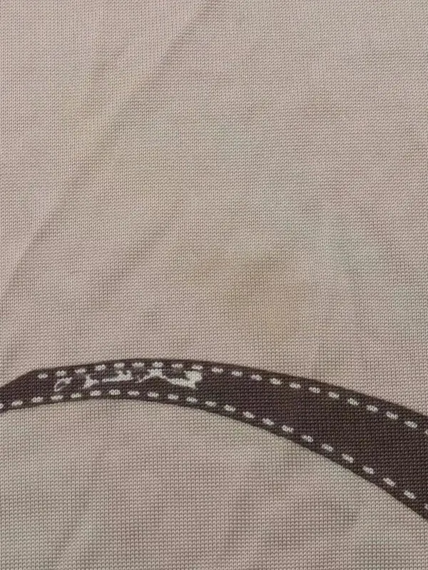 Hermès 2010s 90 Carre Bolduc Scarf - Neutrals